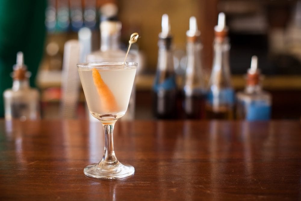 Olive Oil-Washed Martini - Imbibe Magazine