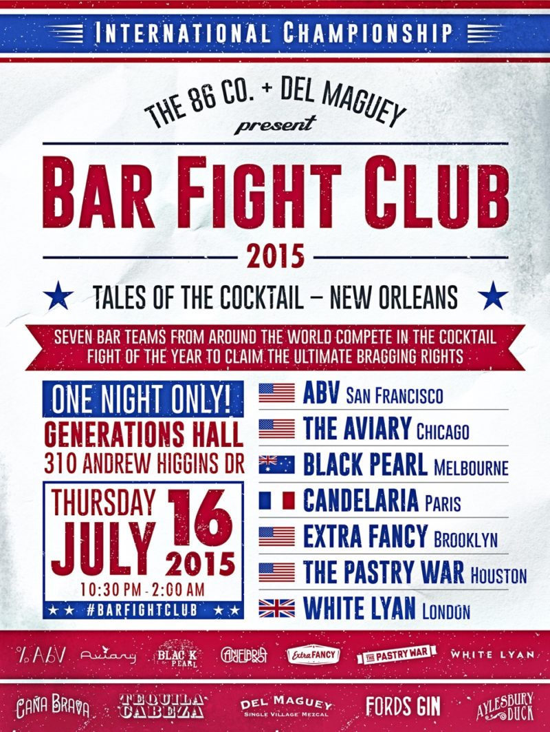 Tales of the Cocktail Event Spotlight: Bar Fight Club - Imbibe Magazine