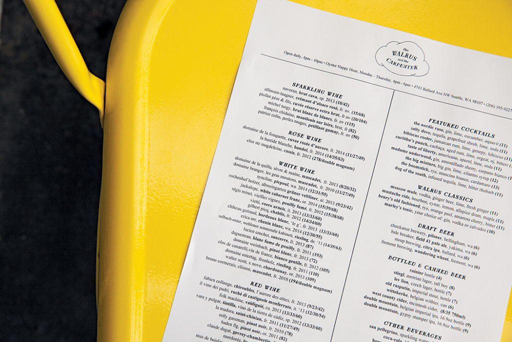 Writing the Modern Wine Menu - Imbibe Magazine