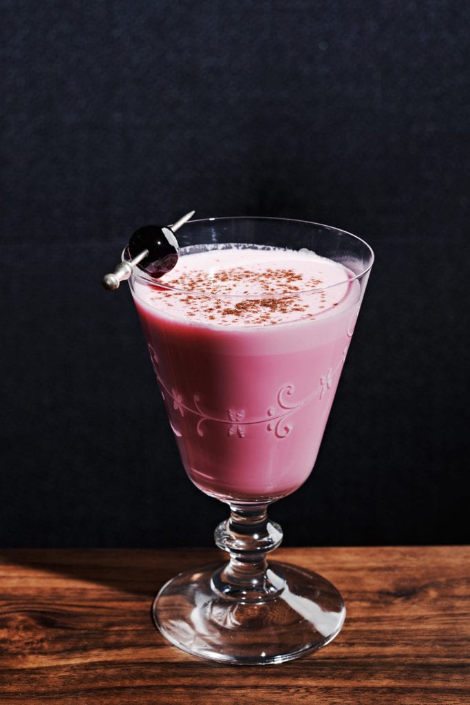 Pink Squirrel Recipe - Imbibe Magazine