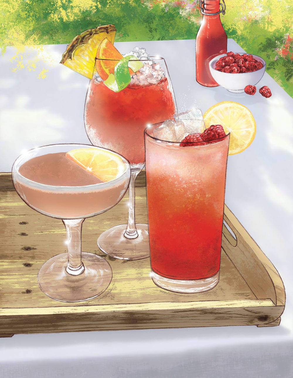 Elements: Raspberry Cocktails - Imbibe Magazine