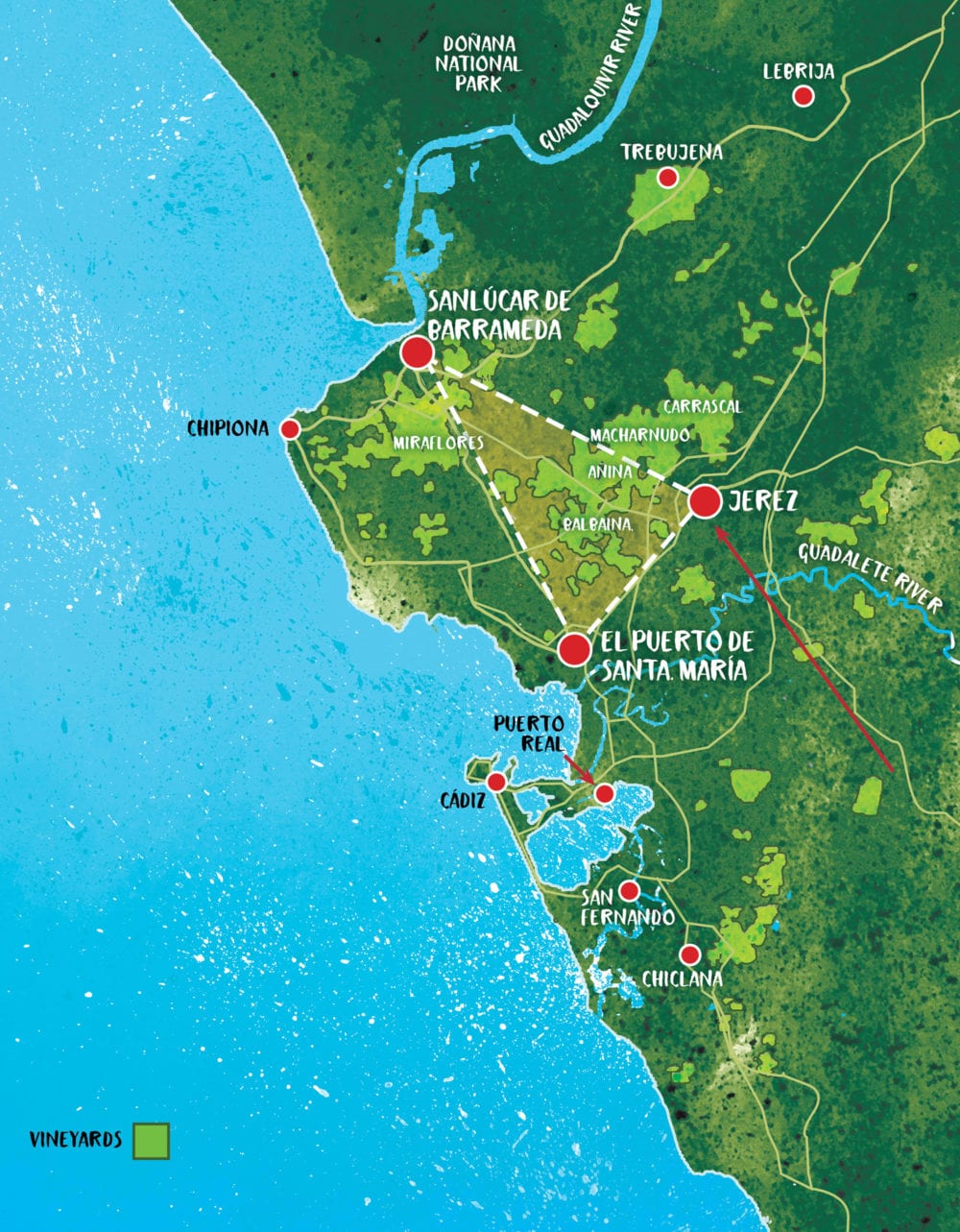 Drinks Atlas: Spain's Sherry Triangle - Imbibe Magazine