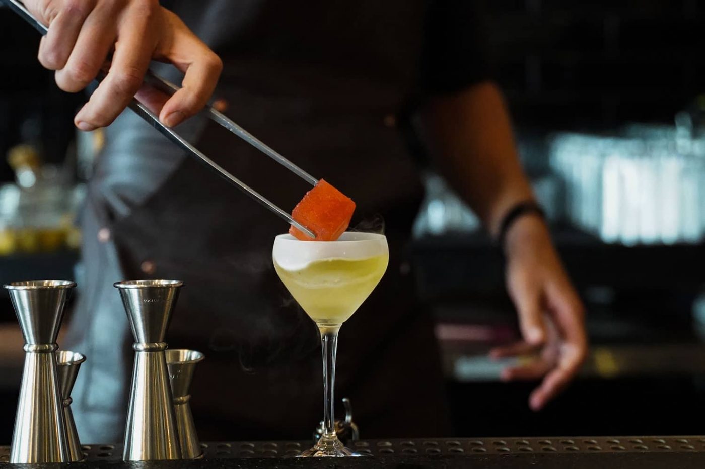 Miami Vice Milk Punch - Imbibe Magazine