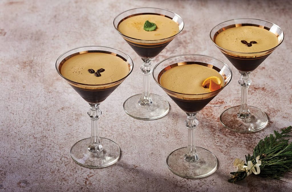A Quartet of Espresso Martinis - Imbibe Magazine