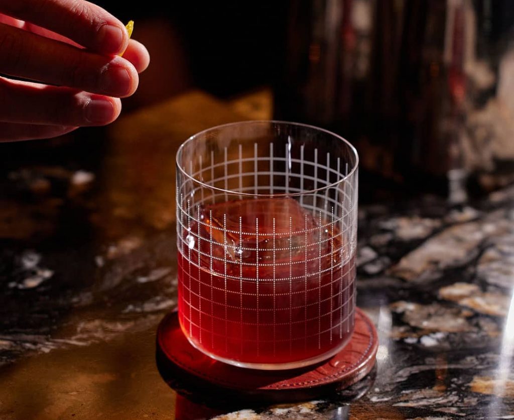 A Split-Base Boulevardier: Holding Hands - Imbibe Magazine