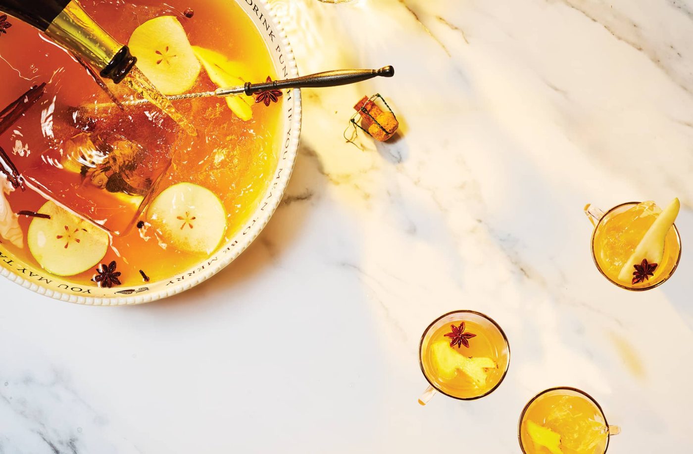 Spiced Pear and Ginger Sparkling Punch - Imbibe Magazine