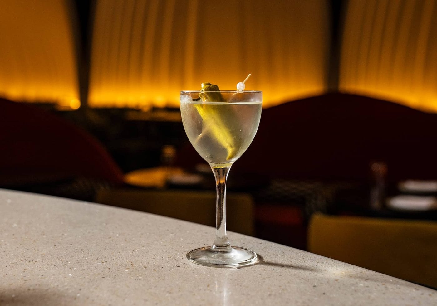 Okra Martini - Imbibe Magazine